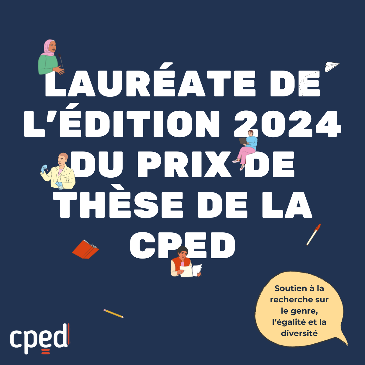 Lauréate du Prix de thèse 2024 de la CPED - CPED : Conférence ...